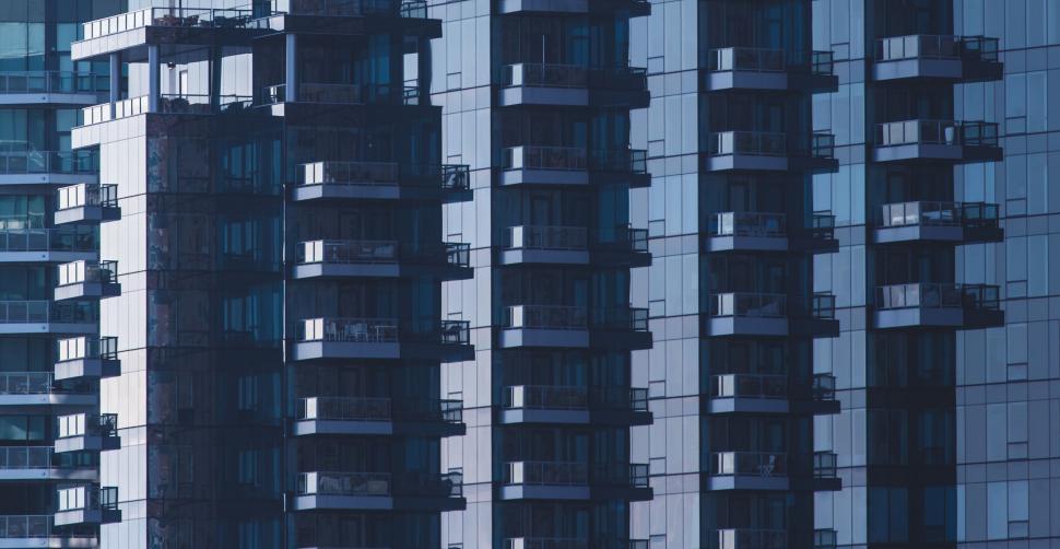 Free Stock Photo of Close-up view of a contemporary high-rise ...