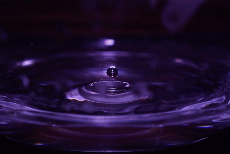 Free Stock Photo of Water drop frozen in time with a splash | Download ...
