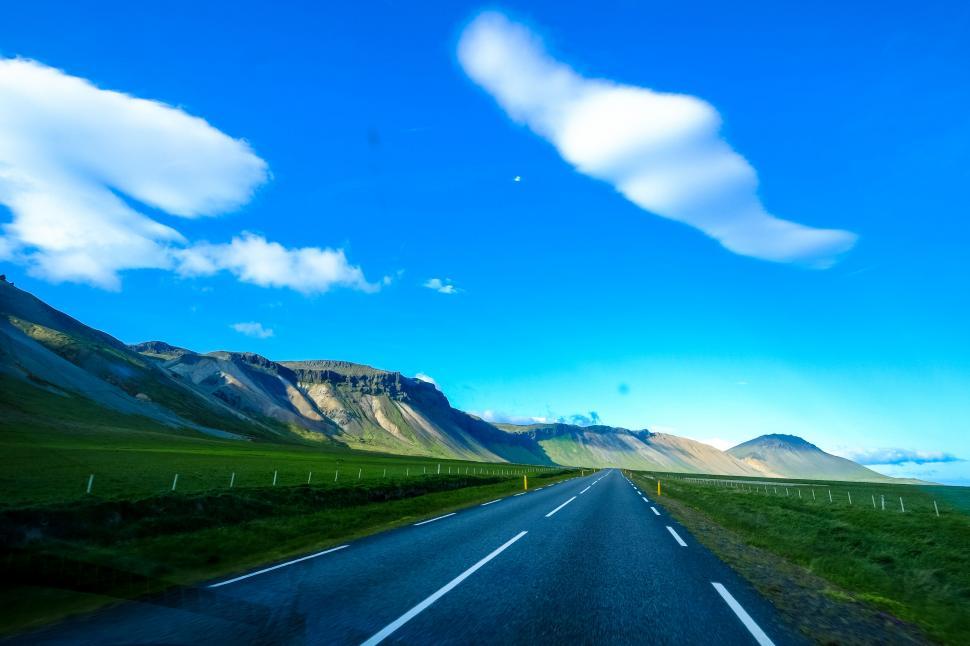 Free Stock Photo of Open road through mountainous landscape | Download ...