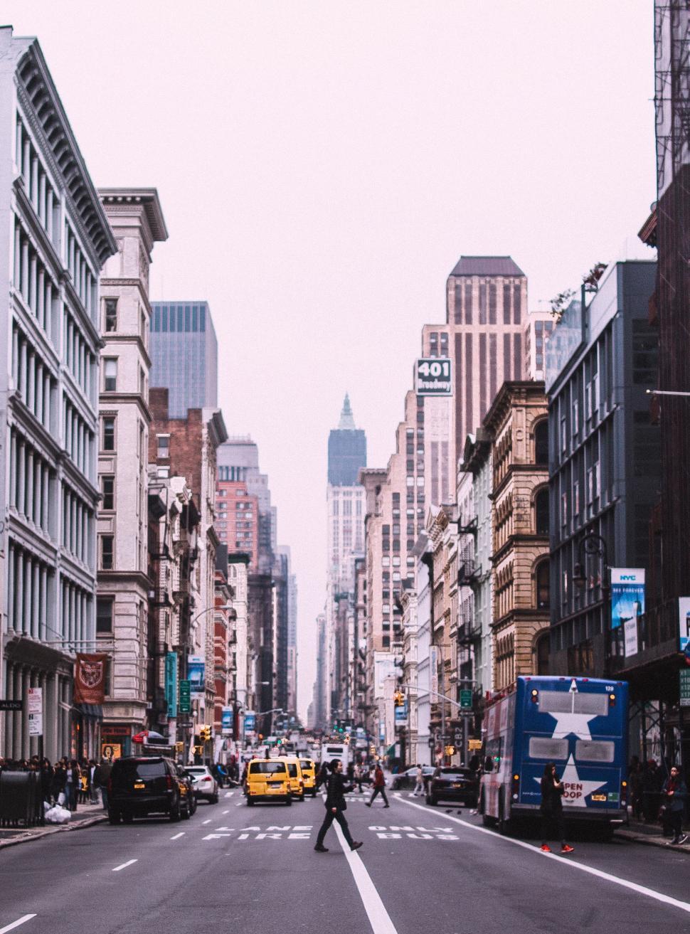 Free Stock Photo of Urban street with city skyscrapers | Download Free ...
