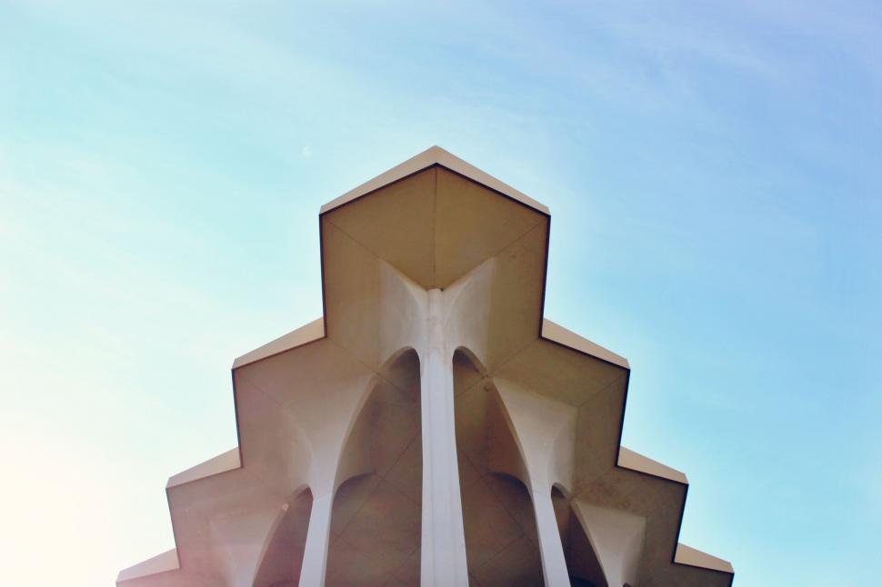 Free Stock Photo of Abstract view of geometric building structure ...