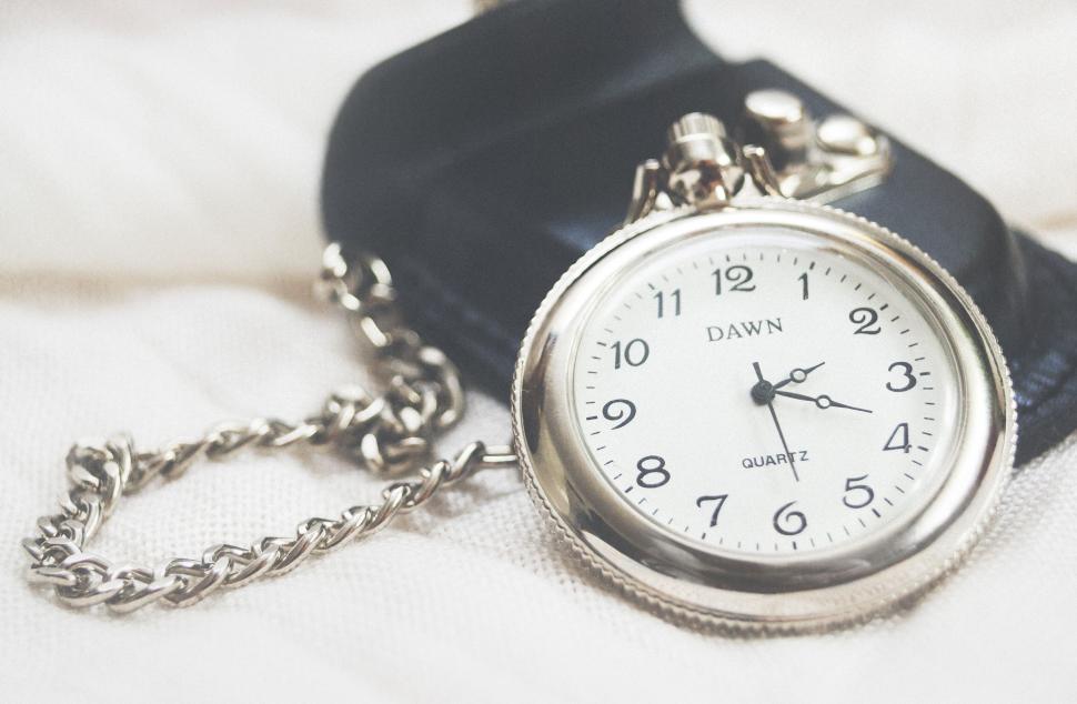 Free Stock Photo of Pocket watch with chain on soft fabric | Download ...