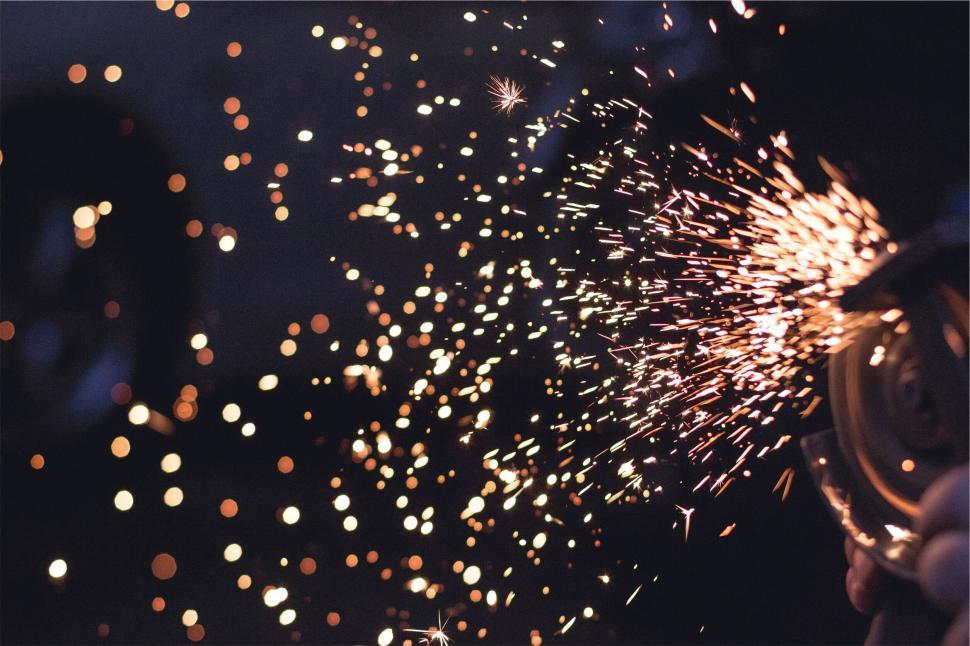 Free Stock Photo of Sparks flying from metal grinding | Download Free ...