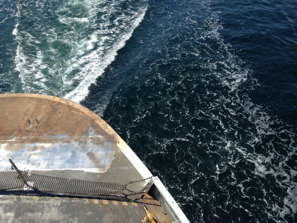 Free Stock Photo of Boat wake on blue ocean waters | Download Free ...