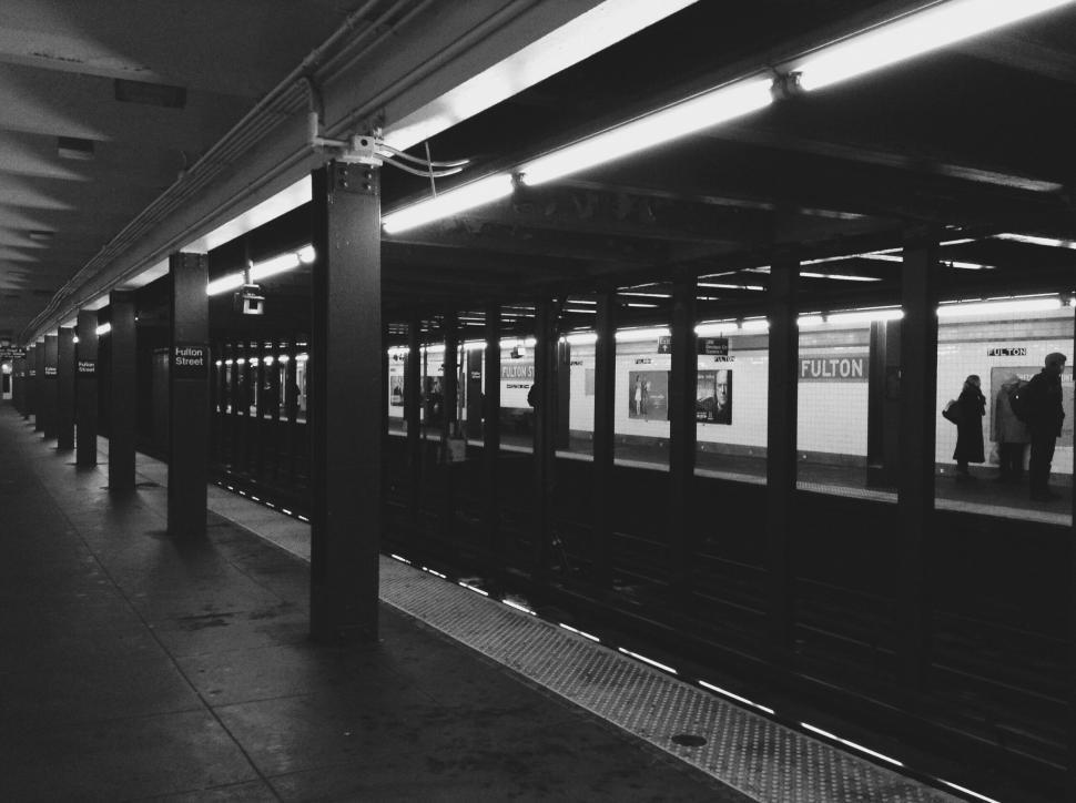 Free Stock Photo of Desolate subway station platform scene | Download ...