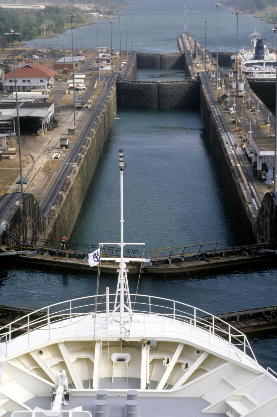Free Stock Photo of Lock sections at Panama Canal | Download Free ...
