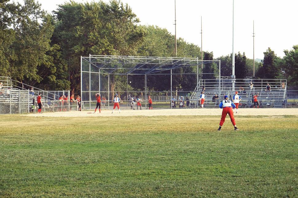 Free Stock Photo of Outdoor baseball game with players in uniforms ...