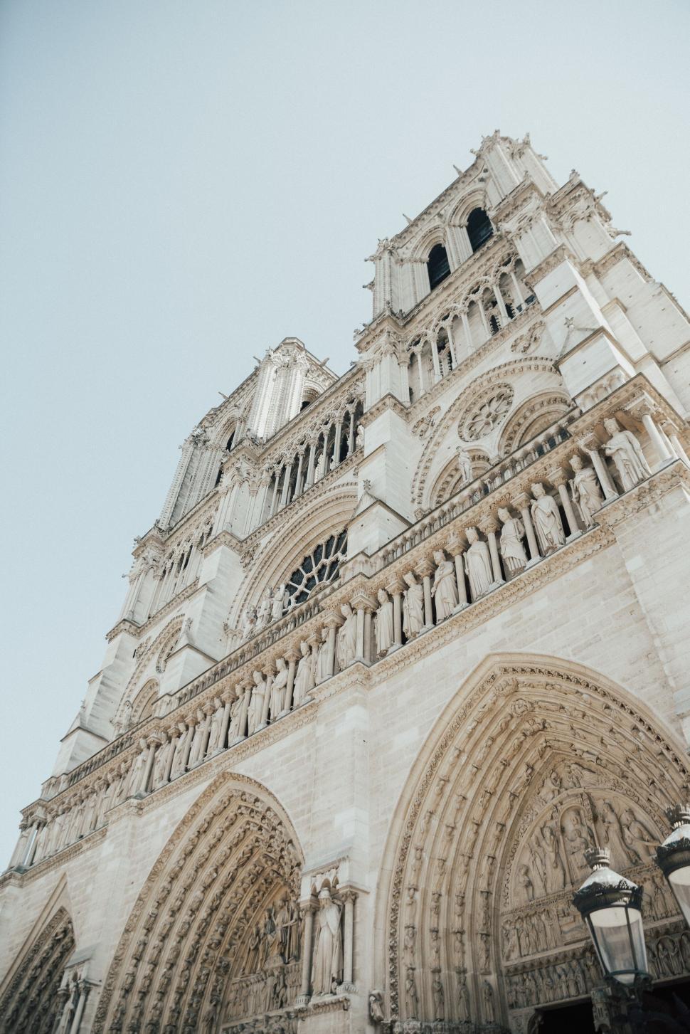 Free Stock Photo of Gothic architecture of the iconic Notre-Dame de ...