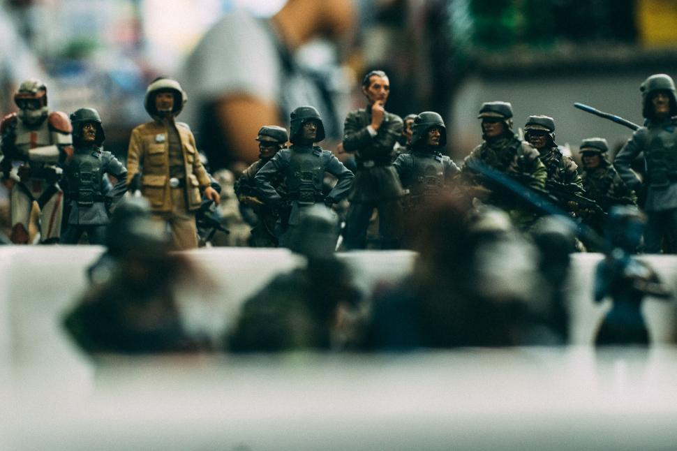 Free Stock Photo of Assorted action figures on display in a toy store ...