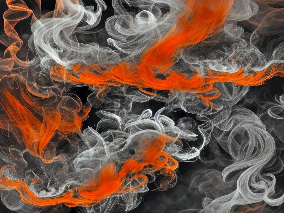 Free Stock Photo of Orange smoke wallpaper background | Download Free ...