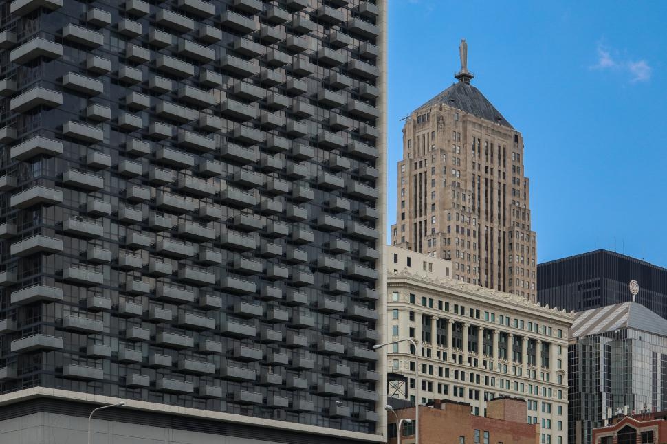 Free Stock Photo of Contrasting real estate towers with historic ...