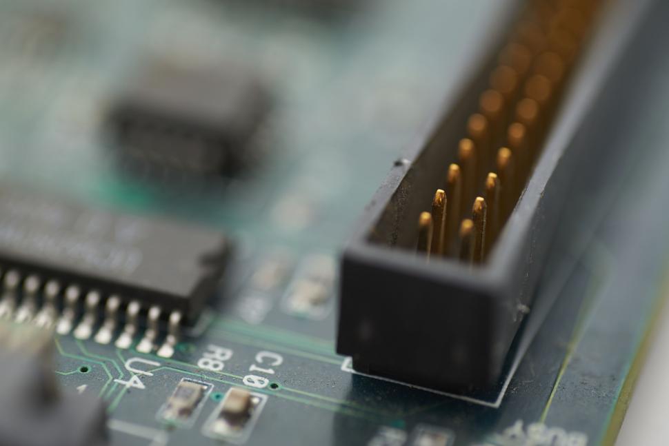 Free Stock Photo of Close-up view of an electronic circuit board ...