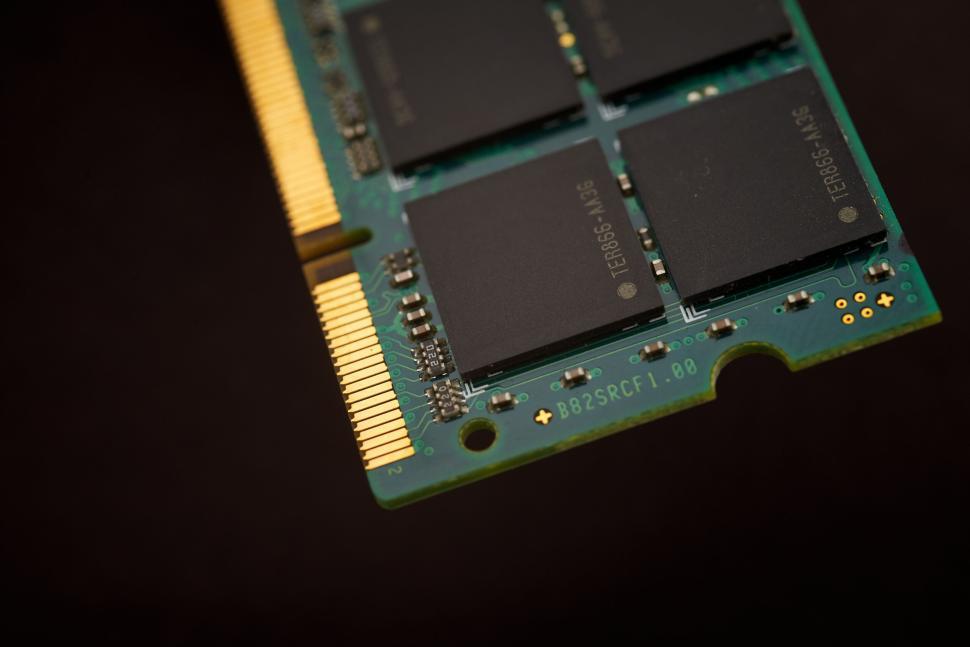 Free Stock Photo of Detailed close-up photo of computer memory RAM ...