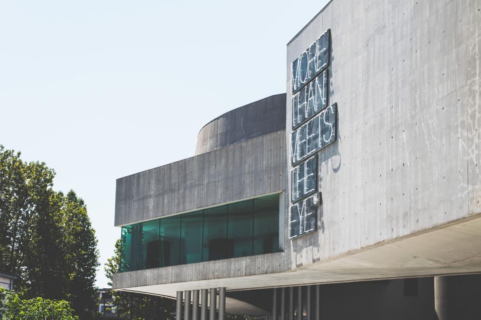 Free Stock Photo of Modern architectural building with glass elements ...