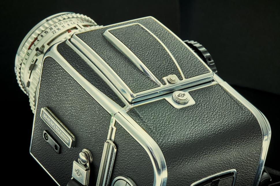 Free Stock Photo of Vintage black camera with retro design and dials ...