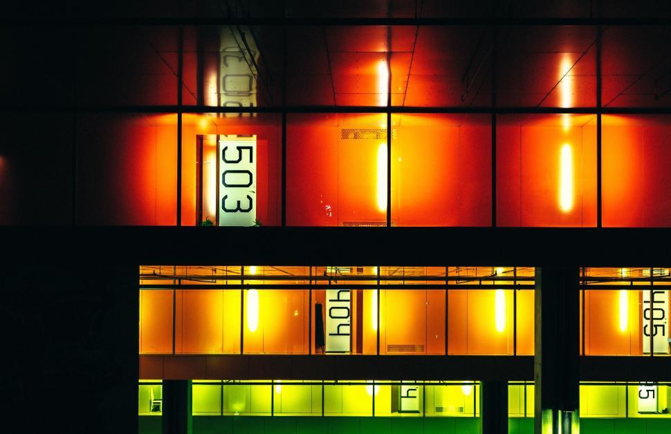 Free Stock Photo of Modern multicolored building exterior with vivid ...