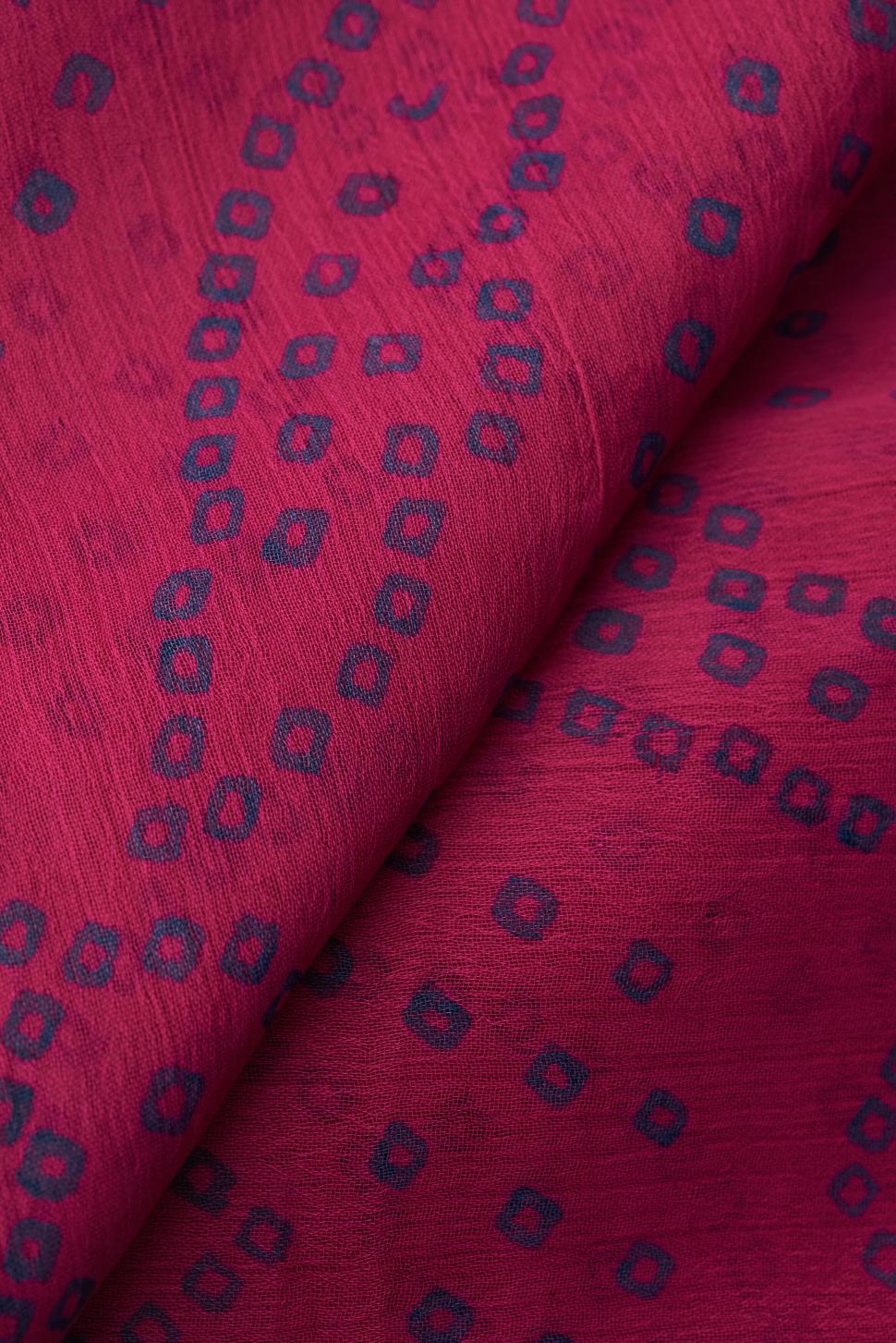 Free Stock Photo of Elegant red fabric with black geometric dot pattern ...