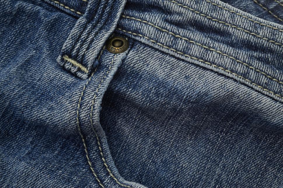 Free Stock Photo of Close-up image of blue jeans details showcasing the ...