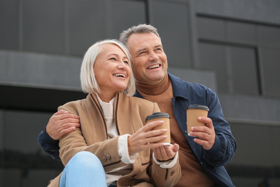 Free Stock Photo of Enjoying coffee on a sunny day with the partner ...