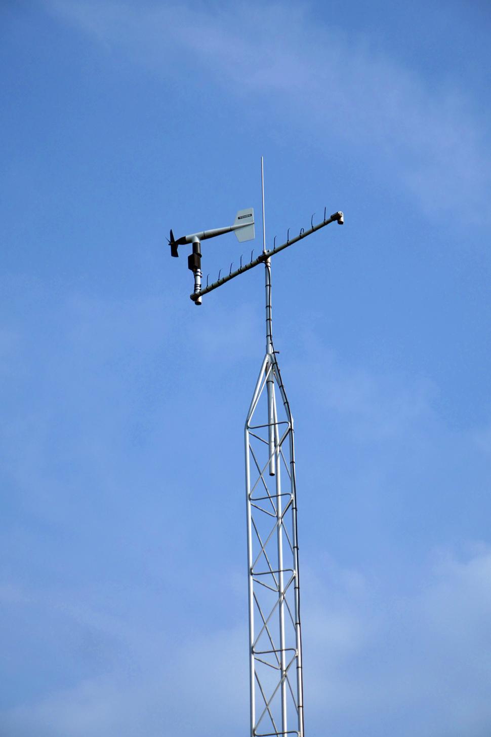 Free Stock Photo of Weather Sensor On Metal Tower | Download Free ...