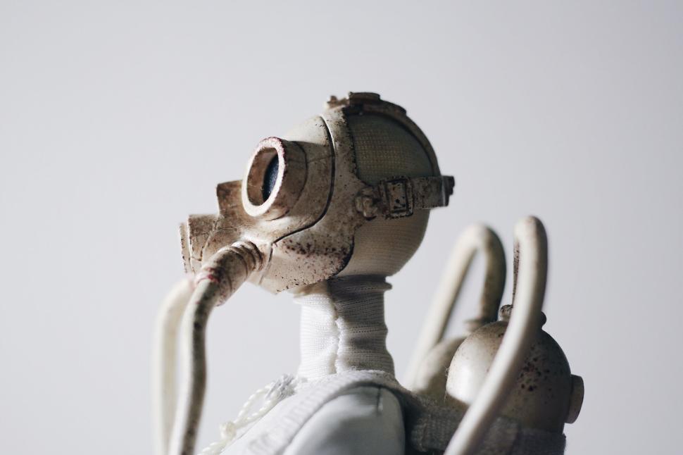 Free Stock Photo of Vintage-looking robotic figure with intricate ...