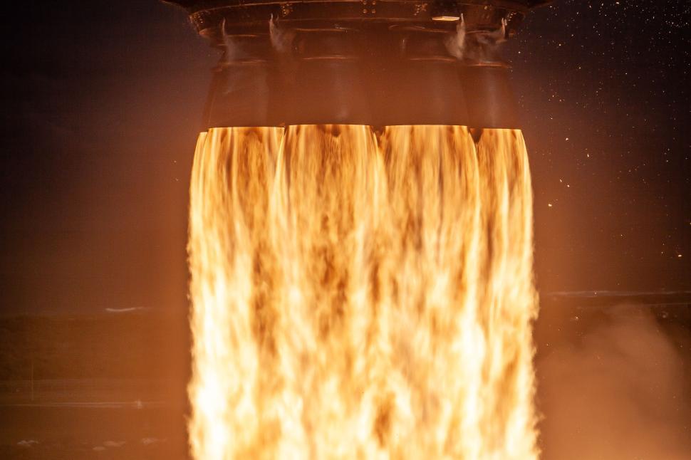 Free Stock Photo of Close-up of rocket engines during launch phase ...