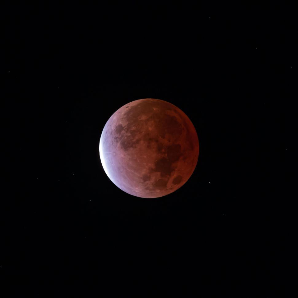 Free Stock Photo of Lunar eclipse showcasing the Earth s shadow on moon ...