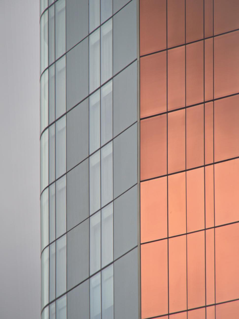 Free Stock Photo of Modern building with reflective glass façade at ...