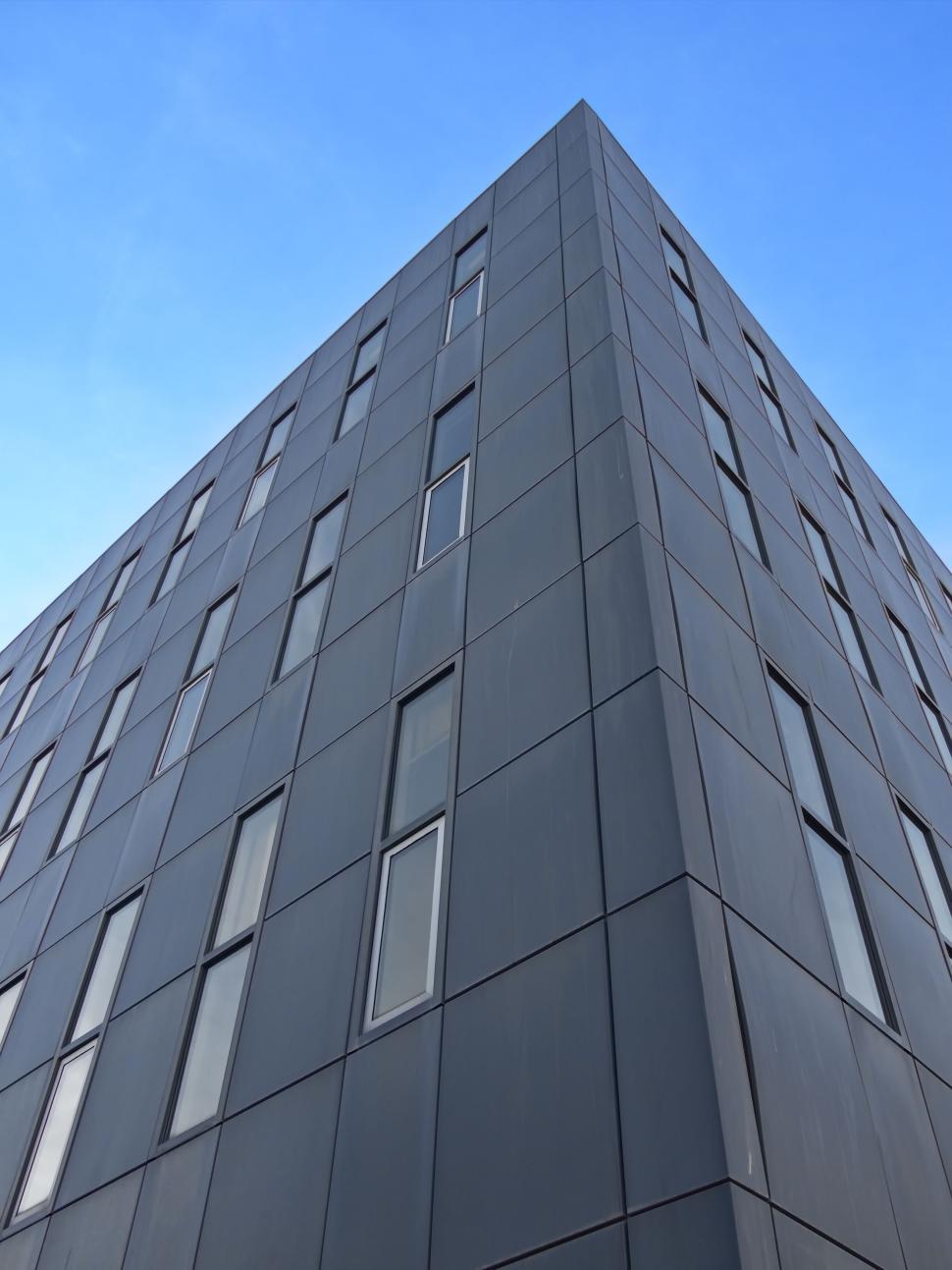 Free Stock Photo of Angular perspective on minimalist grey office ...