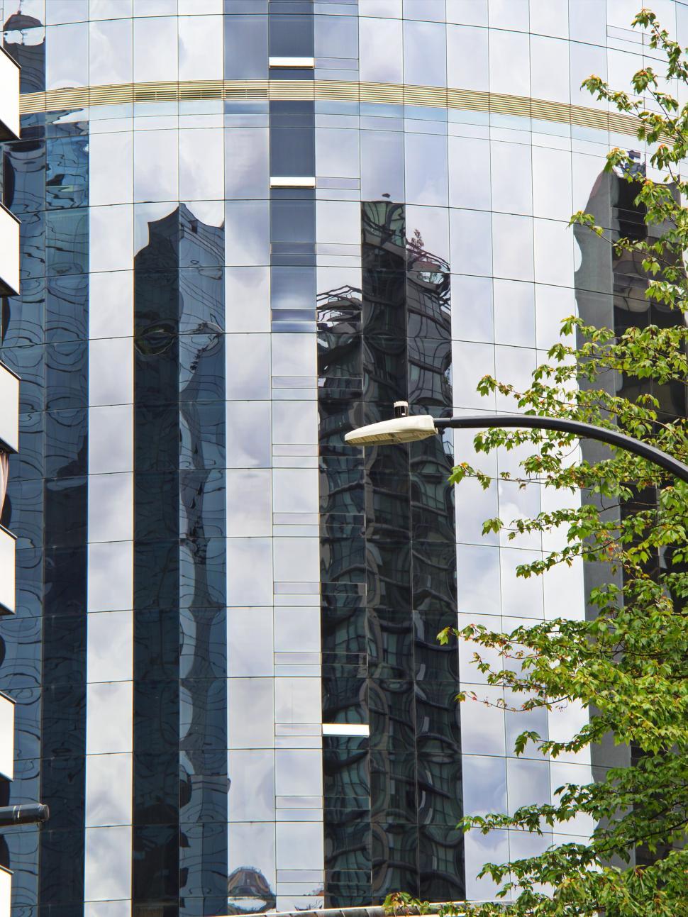 Free Stock Photo of Reflective glass facade of modern skyscraper view ...