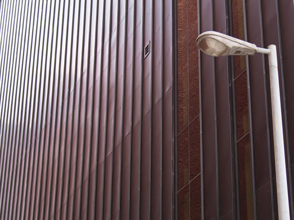 Free Stock Photo of Detailed wall with vertical metal designs and ...