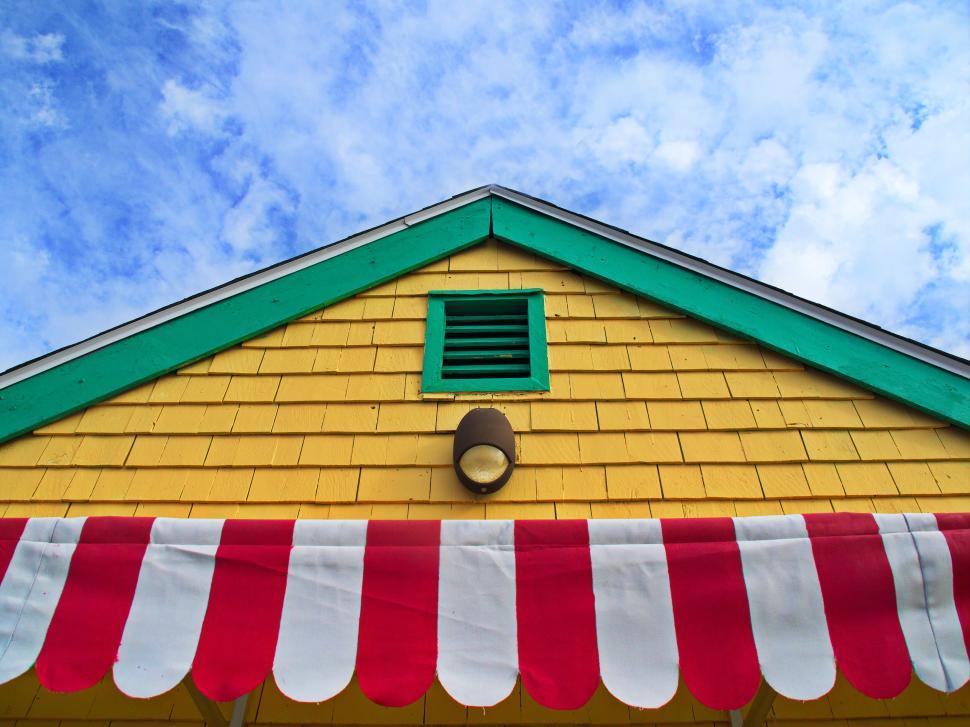 Stripes Colorful Roof Stripe Roof Royalty Free Images, Stock Photos