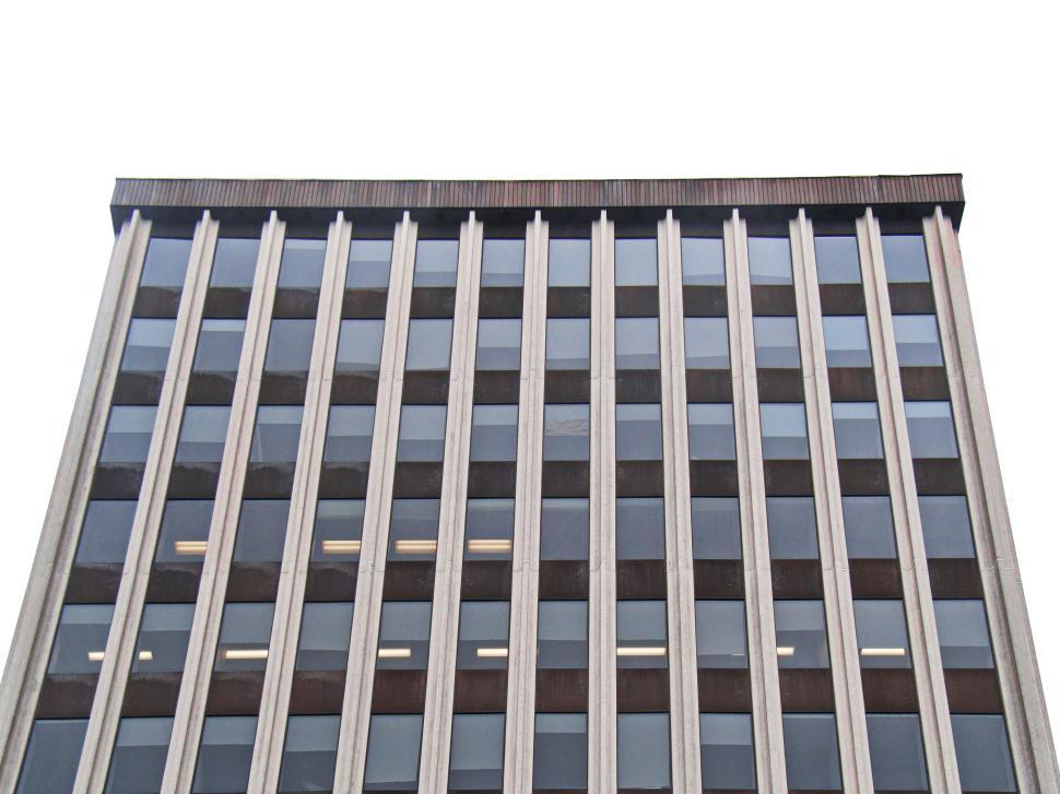 Free Stock Photo of Industrial-looking tall building with vertical ...