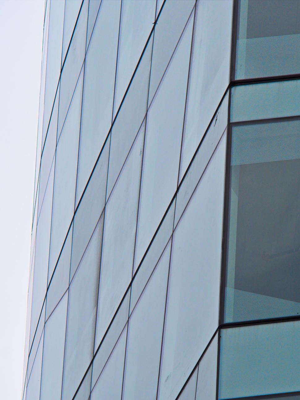 Free Stock Photo of Close-up view of a modern glass building facade ...