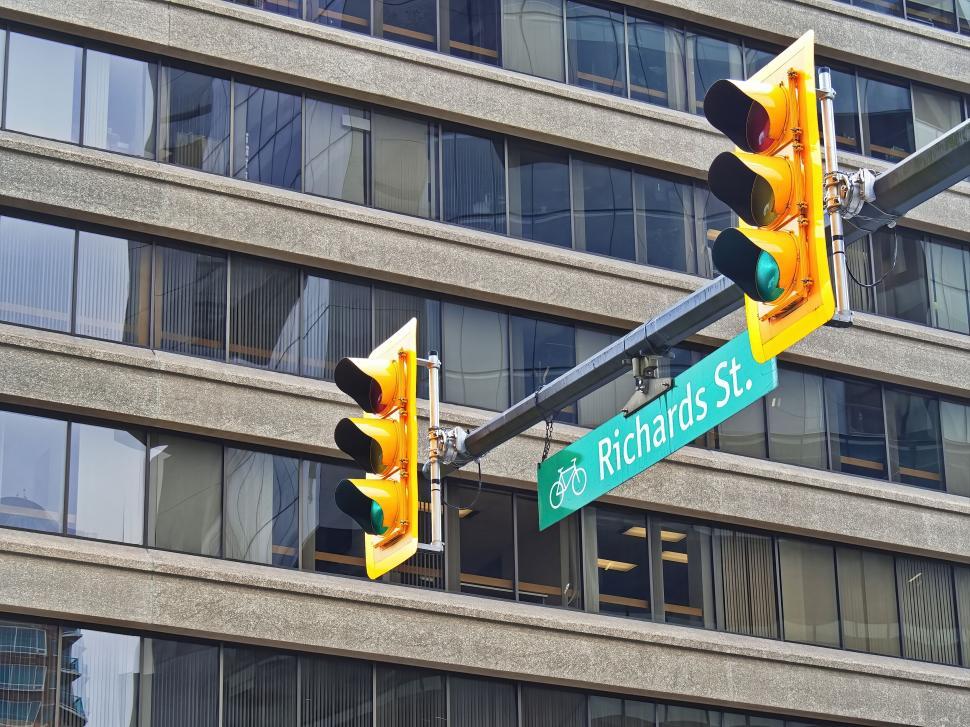 Free Stock Photo of Traffic Light At Busy Urban Street Intersection ...