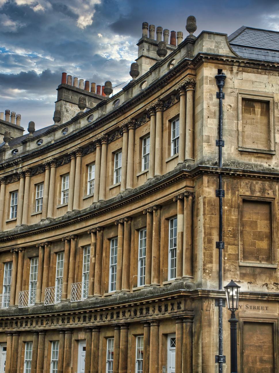 Free Stock Photo of Historic building with columns under dramatic ...