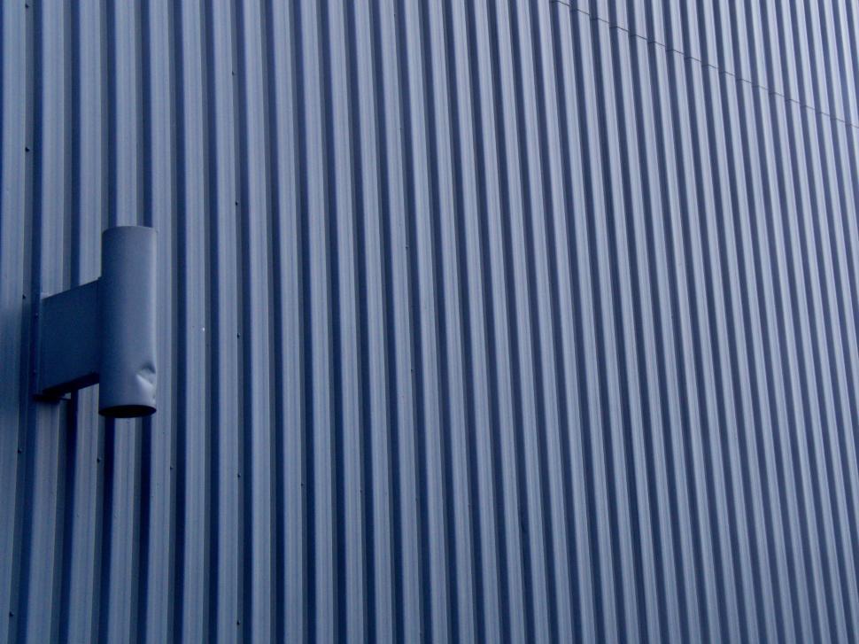 Corrugated Metal Exterior Wall