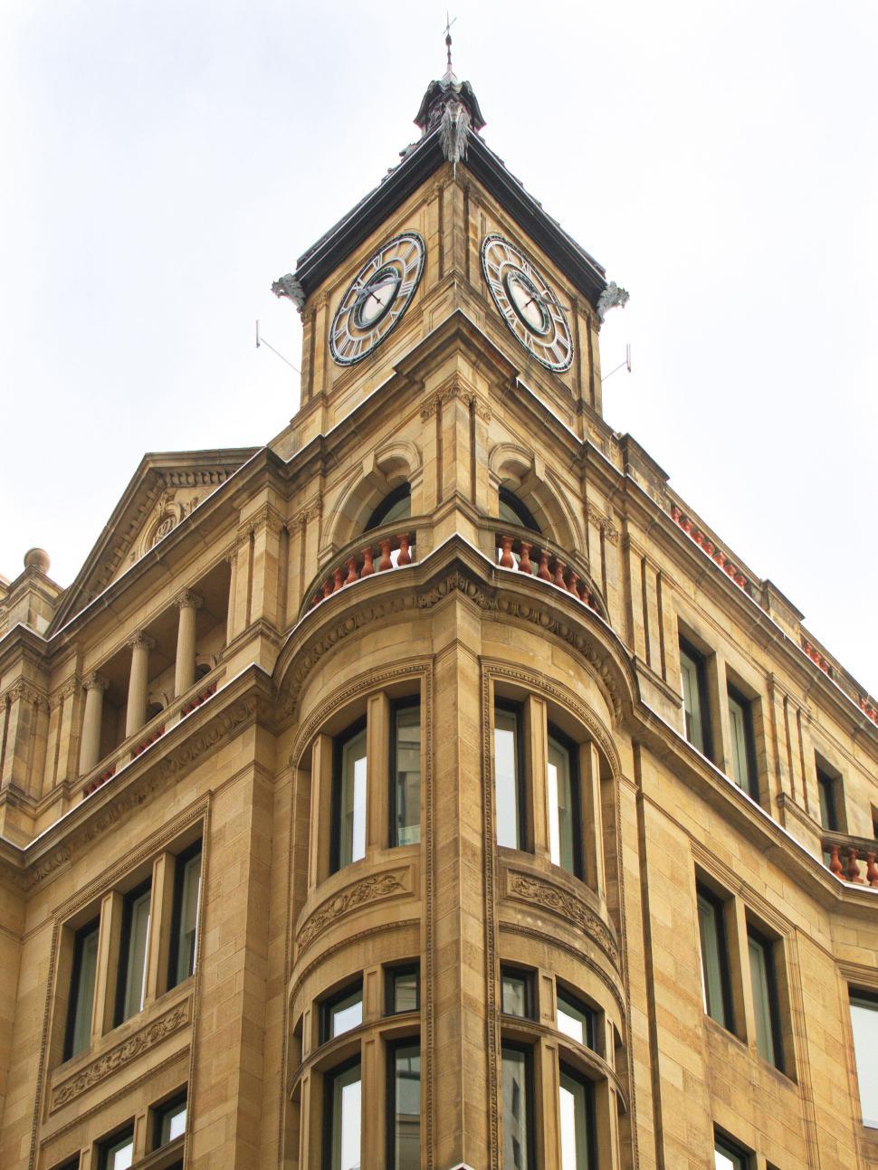 Free Stock Photo of Historical clock tower with classical arches ...