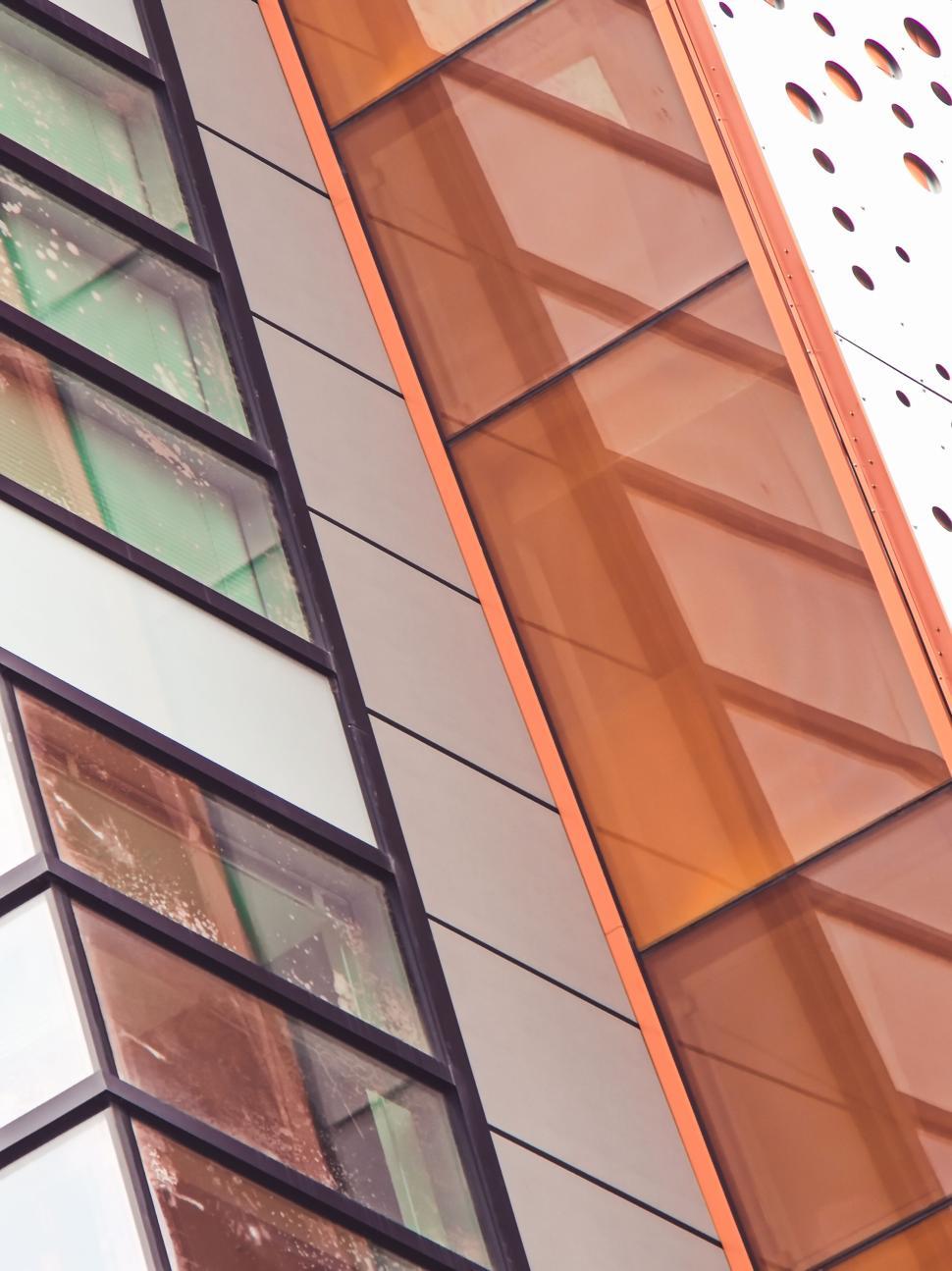 Free Stock Photo of Modern building facade with contrasting materials ...