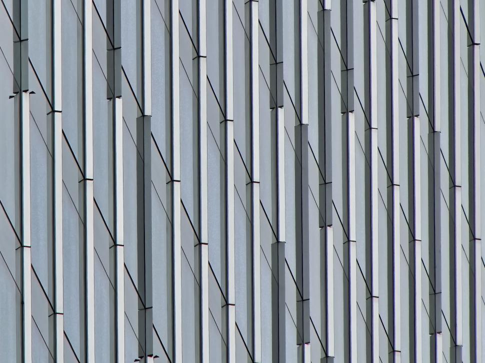 Free Stock Photo of Sleek vertical lines of a modern high-rise building ...