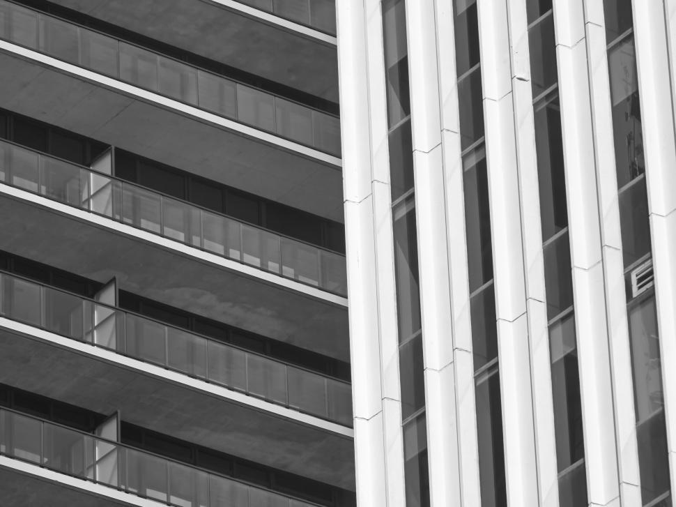 Free Stock Photo of Abstract close-up of modern building with linear ...
