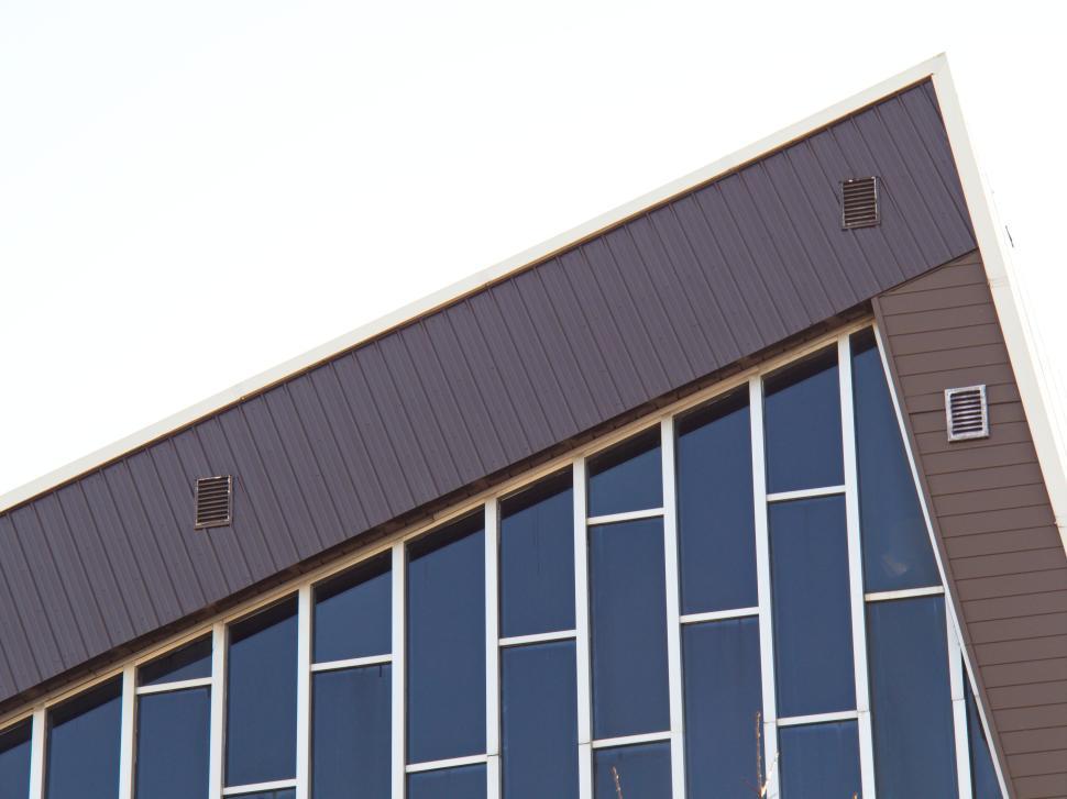 Free Stock Photo of A-Frame modern building with a slanted roof and ...