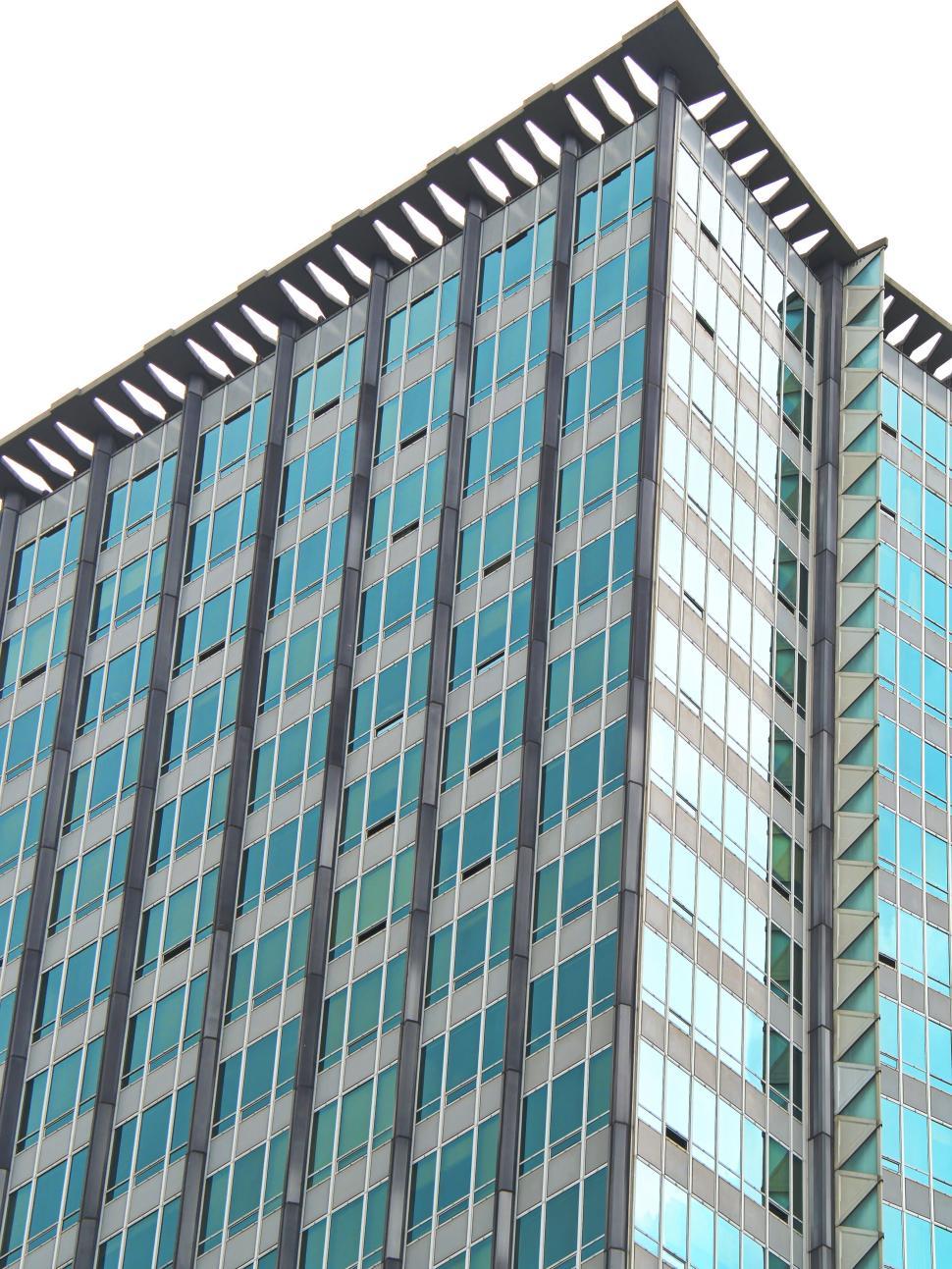 Free Stock Photo of High-rise office building with blue glass windows ...