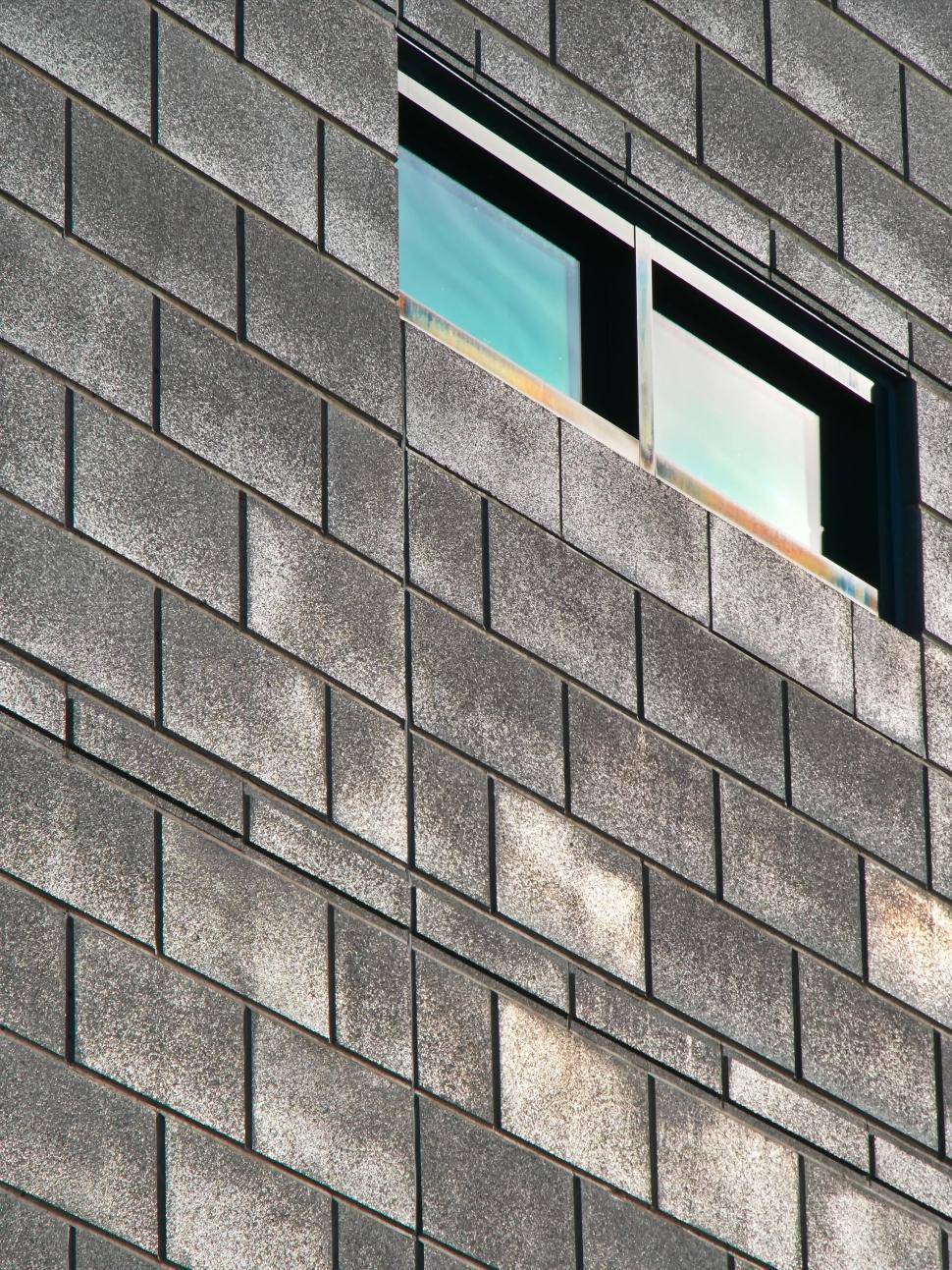 Free Stock Photo of Gray building with a single window and textured ...