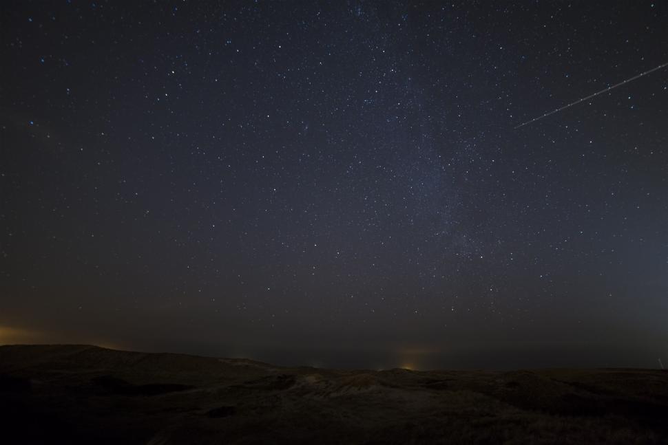 Open Field At Night