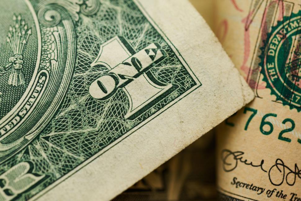 Free Stock Photo of Close-up of a US dollar bill alongside another bill ...