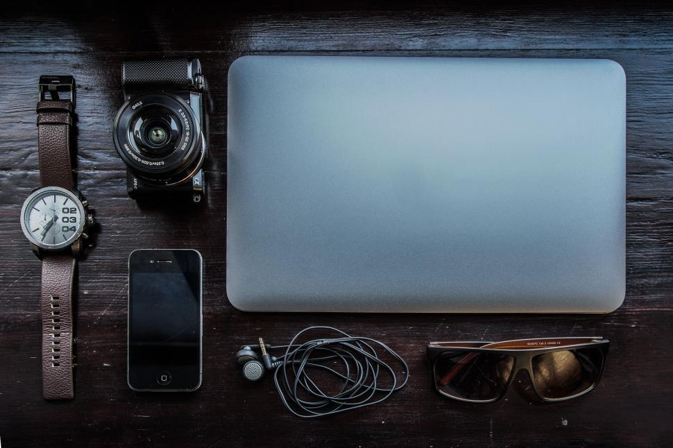 Free Stock Photo of Essential gadgets for the modern photographer s kit ...