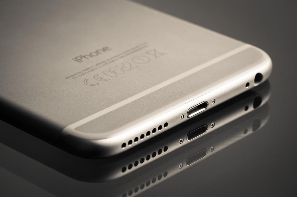 Free Stock Photo of Close-up of a smartphone with a reflective ...