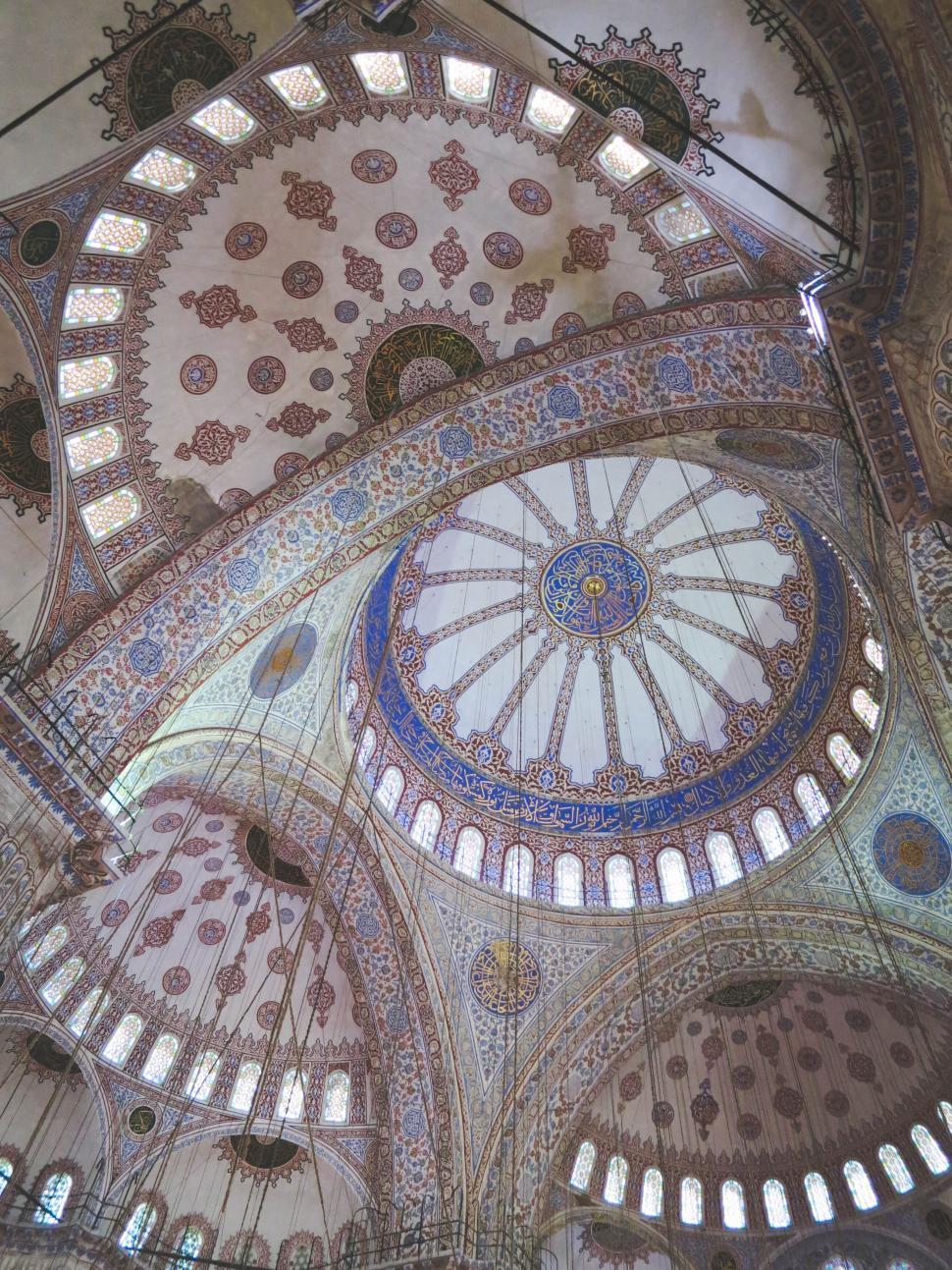 Free Stock Photo of Intricate dome of a majestic historical Blue Mosque ...