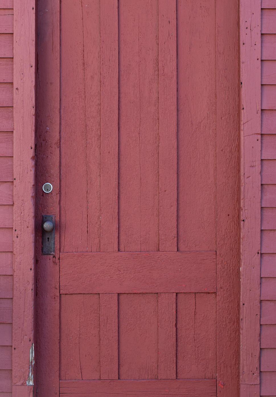 Free Stock Photo of Red wooden door on old building with visible textures | Download Free Images ...